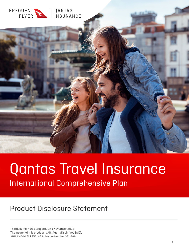 Qantas Travel Insurance PDS Overview | PDF | Insurance