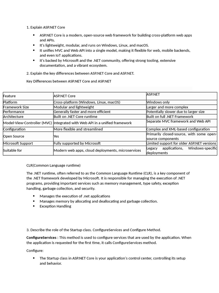 ASP Questions | PDF | Http Cookie | Model–View–Controller