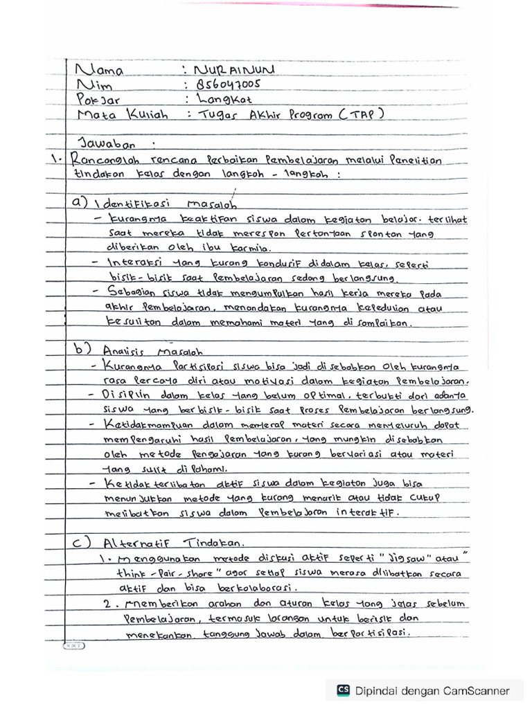 TUGAS AKHIR PROGRAM - Tugas Tutorial 1 | PDF