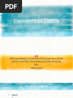 Elements of Movement in Dance | PDF | Dances | Emotions