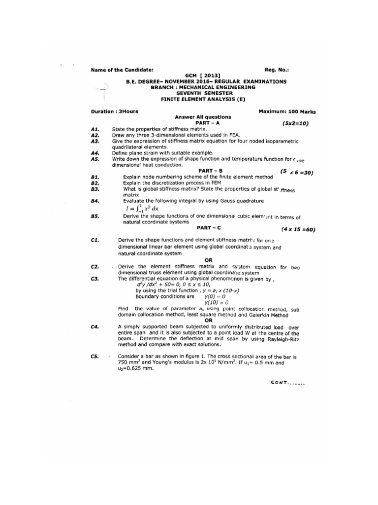 Finite Element Analysis Pdf