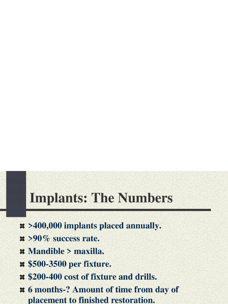 Dental Implant | PDF