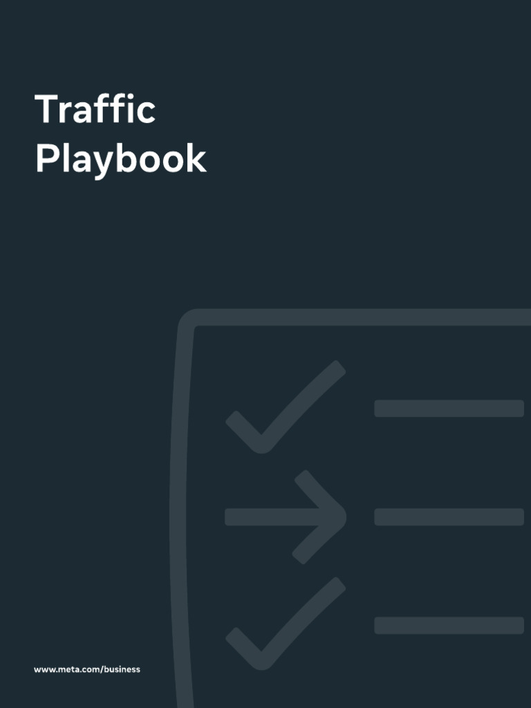 Meta Traffic Campaign Playbook Guide | PDF | Auction | Marketing