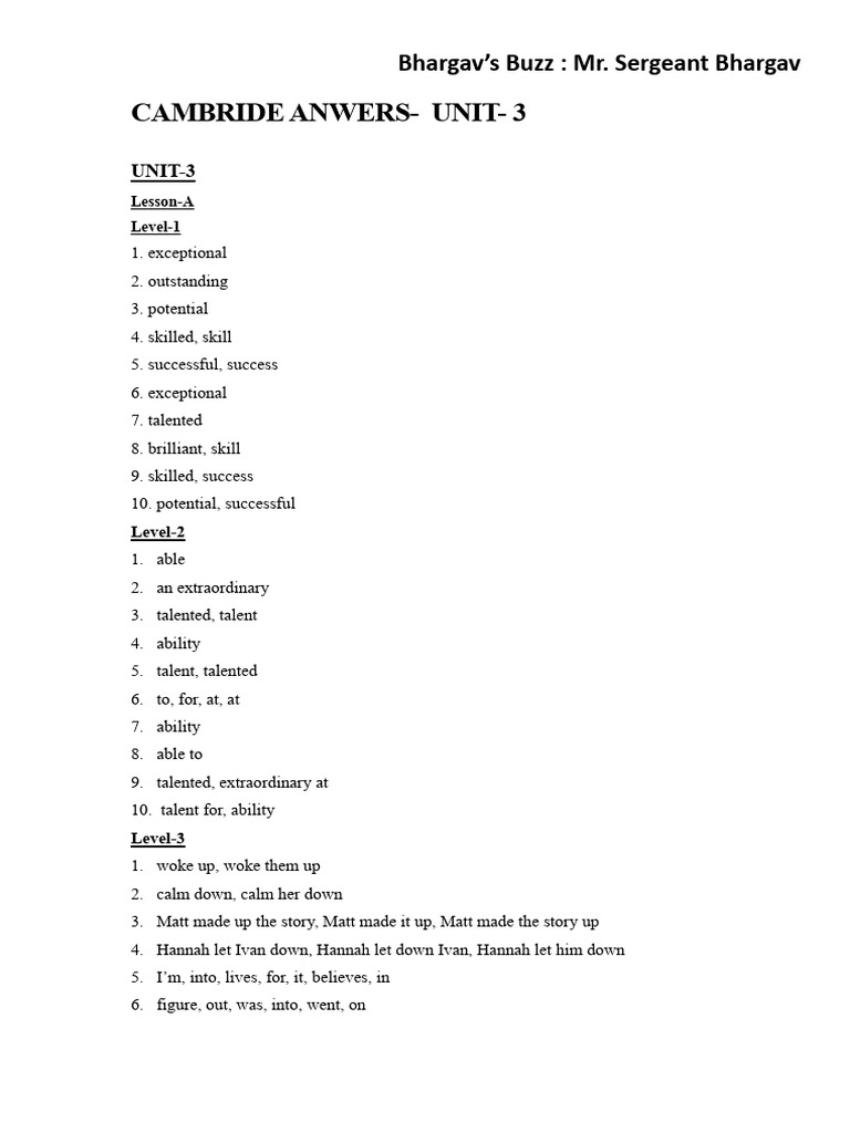 Vocabulary and Grammar Lessons Overview | PDF | Language Arts & Discipline