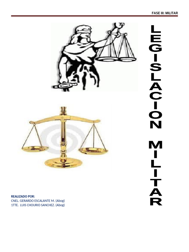 8 Legislacion Militar | PDF | Nación | Gobierno