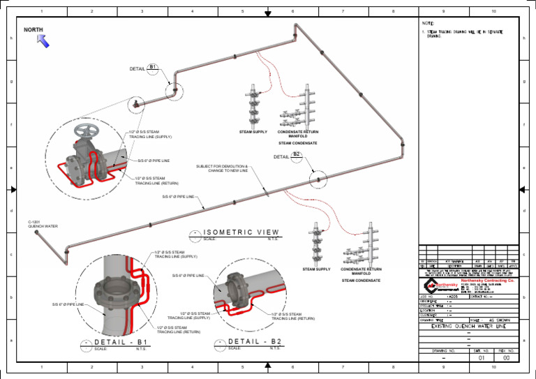 Proposed Steam Tracing Line - Existing | PDF | Steam Power | Energy ...