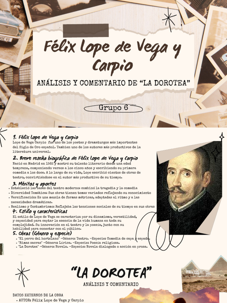 Estilo de Lope de Vega en La Dorotea | PDF | Teatro | Novelas