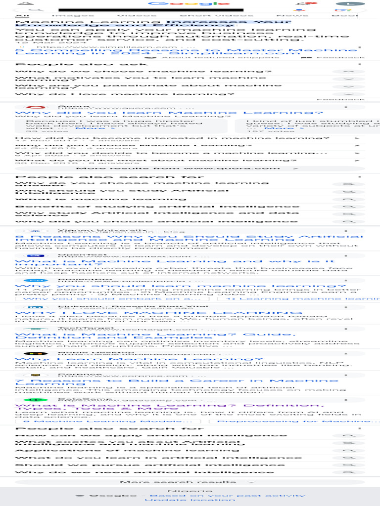 Why Do You Choose Machine Learning - Google Search | PDF | Machine ...