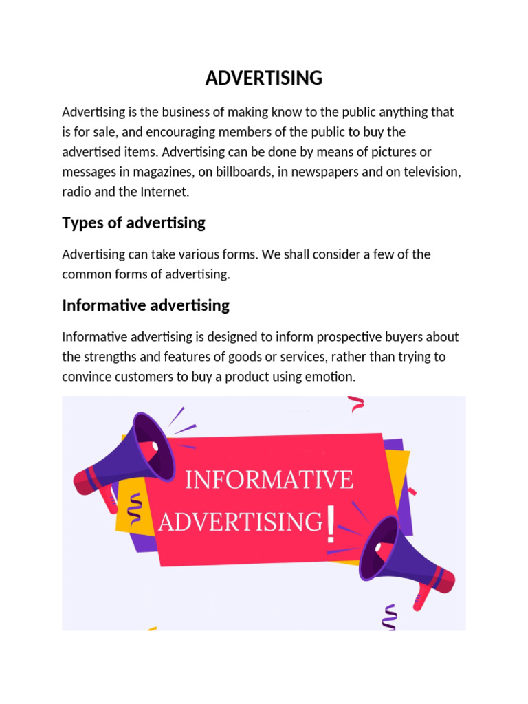 Advertising | PDF | Advertising | Television