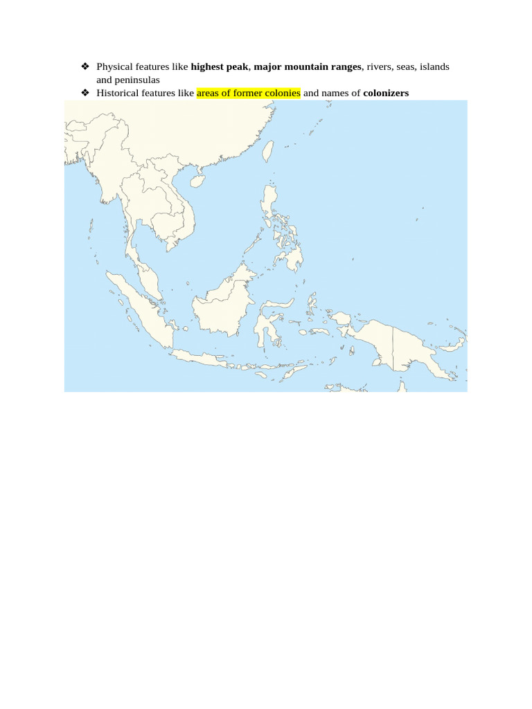 Asean Map | PDF