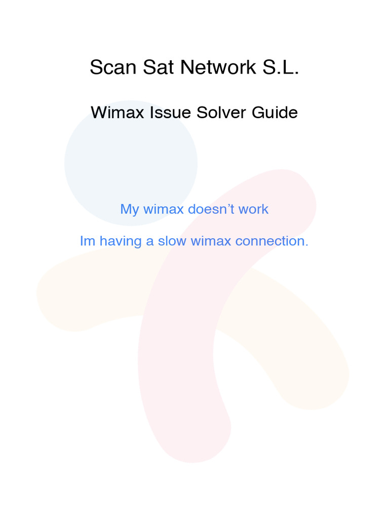 Wimax Issue Solver Pdf Physical Layer Protocols Computing 7313