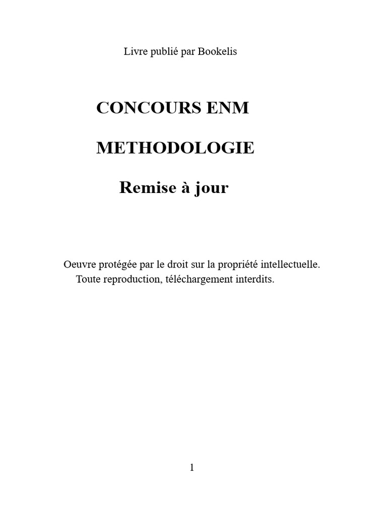 Méthodologie du Concours ENM 2023 | PDF | Liberté d'expression | Justice