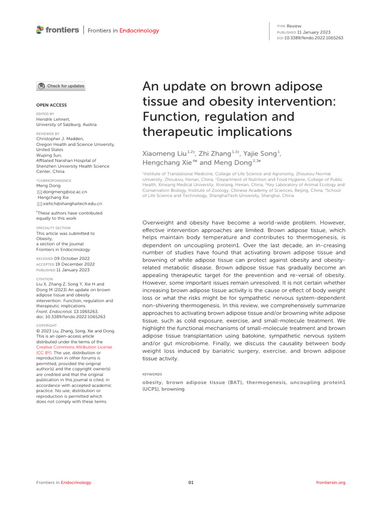 5. BAT | PDF | Adipose Tissue | Adipocyte