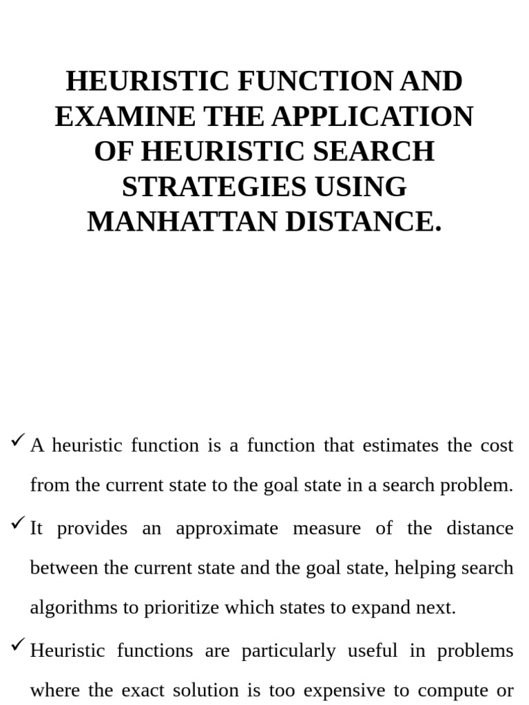 Manhattan Distance | PDF | Mathematical Optimization | Algorithms