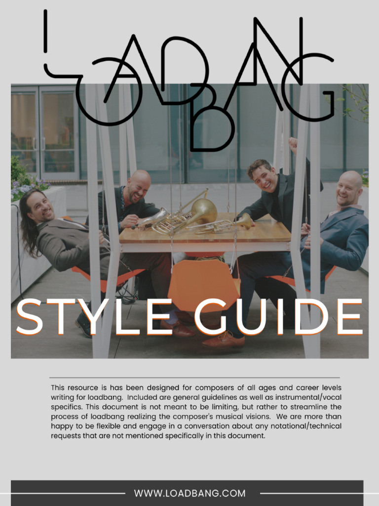Loadbang Style Guide | PDF