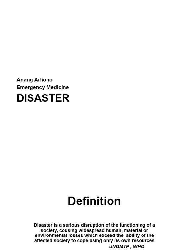 001-Disaster Medicine Anang | PDF | Disaster Risk Reduction | Emergency ...