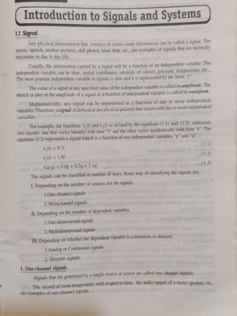 Unit 1 - Basic - of - Signals-1-52 | PDF