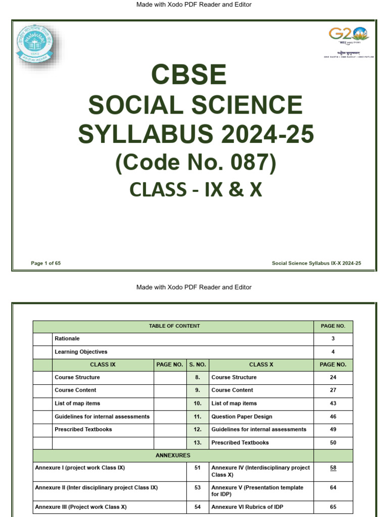 Social Science Sec 2024-25 | PDF | Social Sciences | Democracy