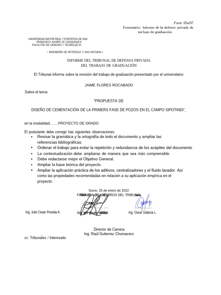 Formulario Defensa Privada Jaime Flores Rocabado Firmado | PDF | Tecnología