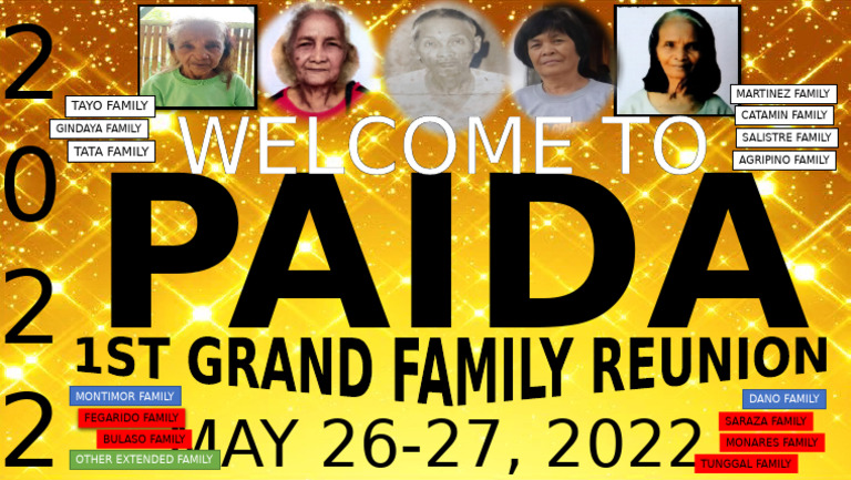 Family Reunion Tarp | PDF