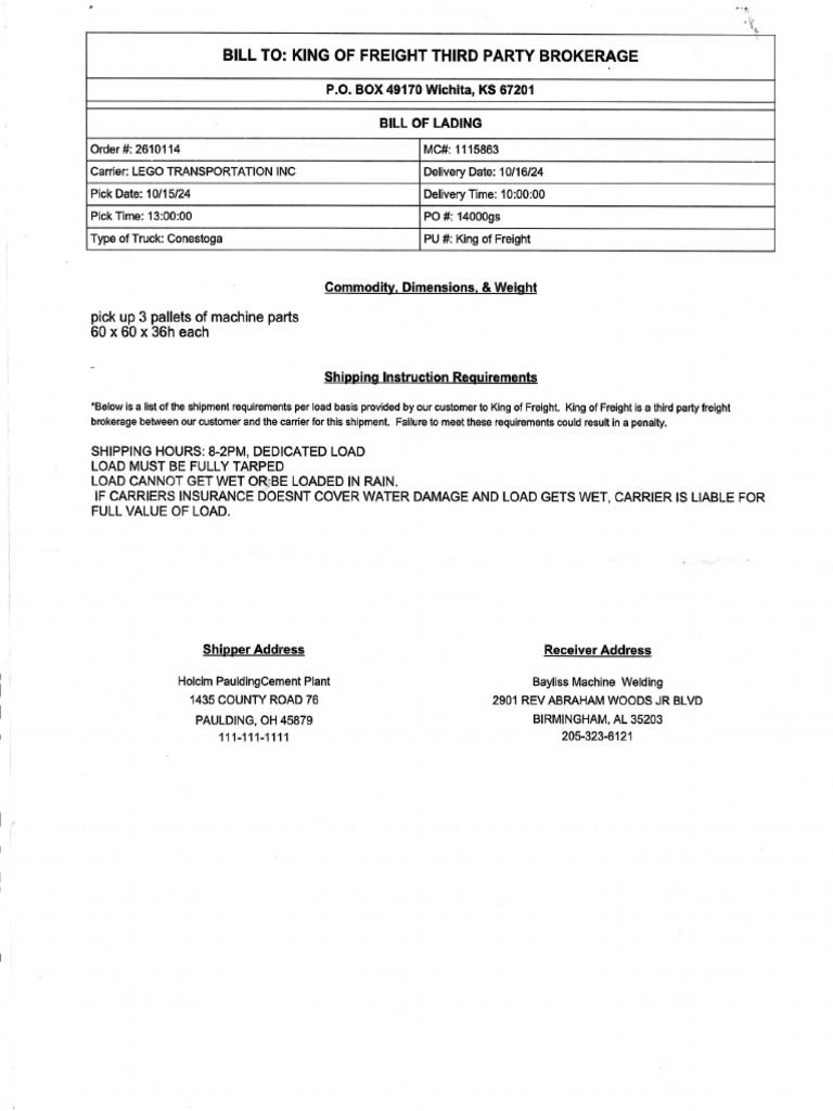 Bill | PDF