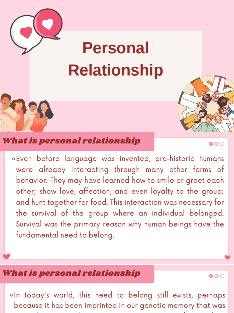 Perdev Personal Relationship | PDF
