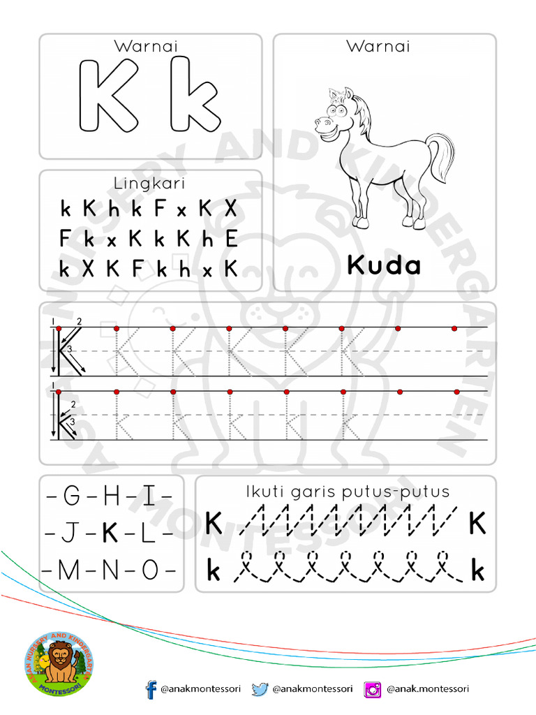 ALPHABET TRACING COLORING 02 K-T Id | PDF | Memasak, Makanan, & Anggur