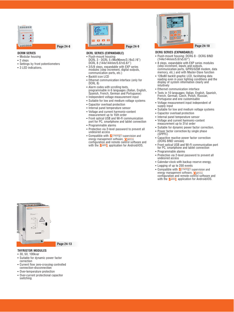 Controllers Lovato | PDF | Capacitor | Ac Power