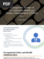 Introduction To Osha | PDF | Wellness