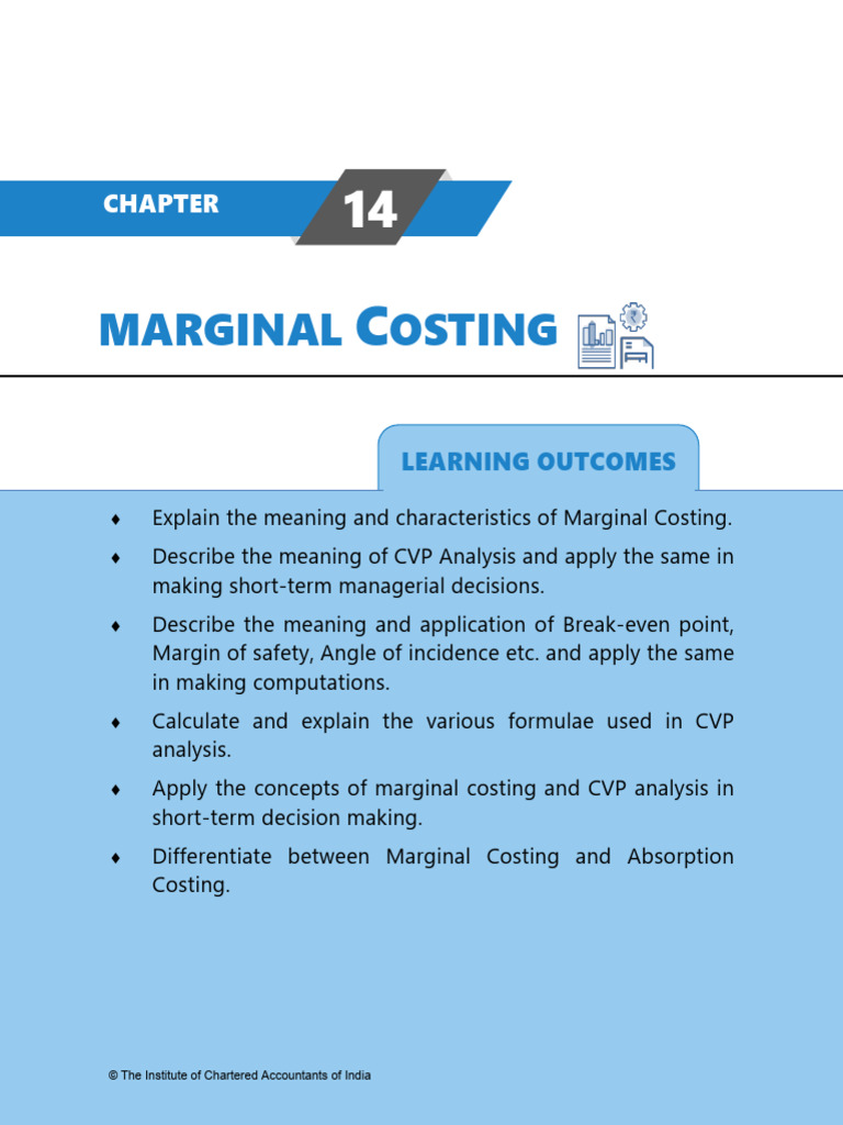 Marginal Costing | PDF | Cost Accounting | Profit (Economics)