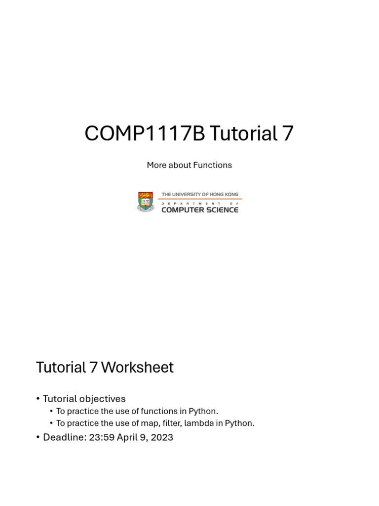 Python Functions Tutorial Guide | PDF