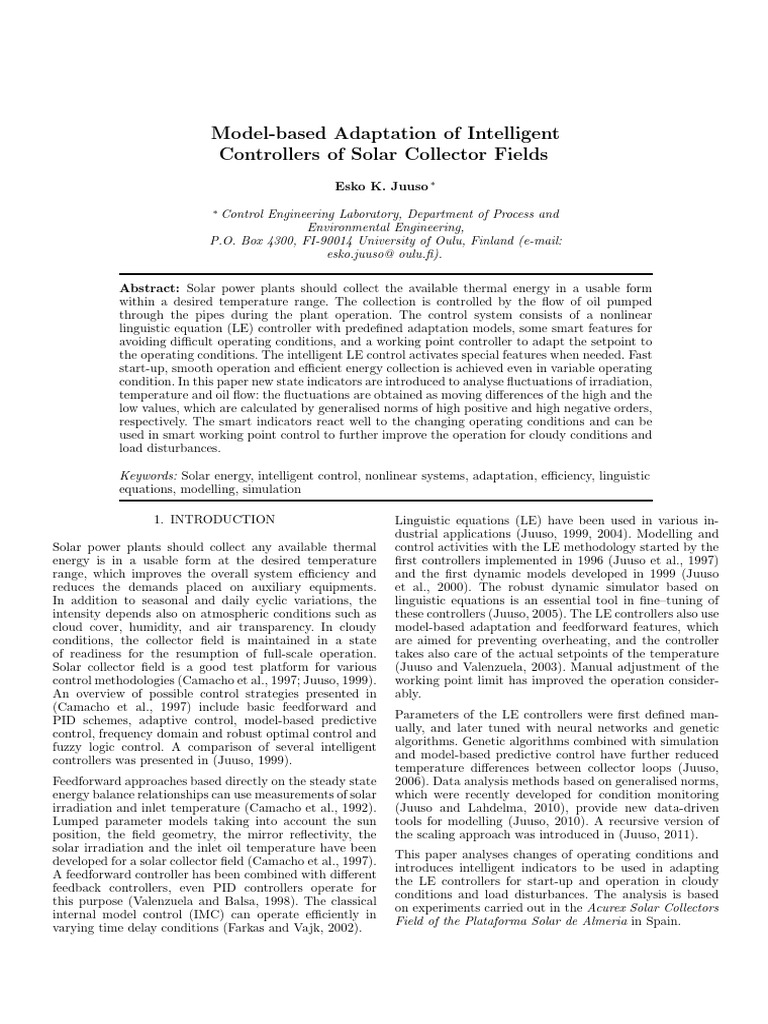 Performance Analysis Of Fractional Order Pid Controller For A Parabolic