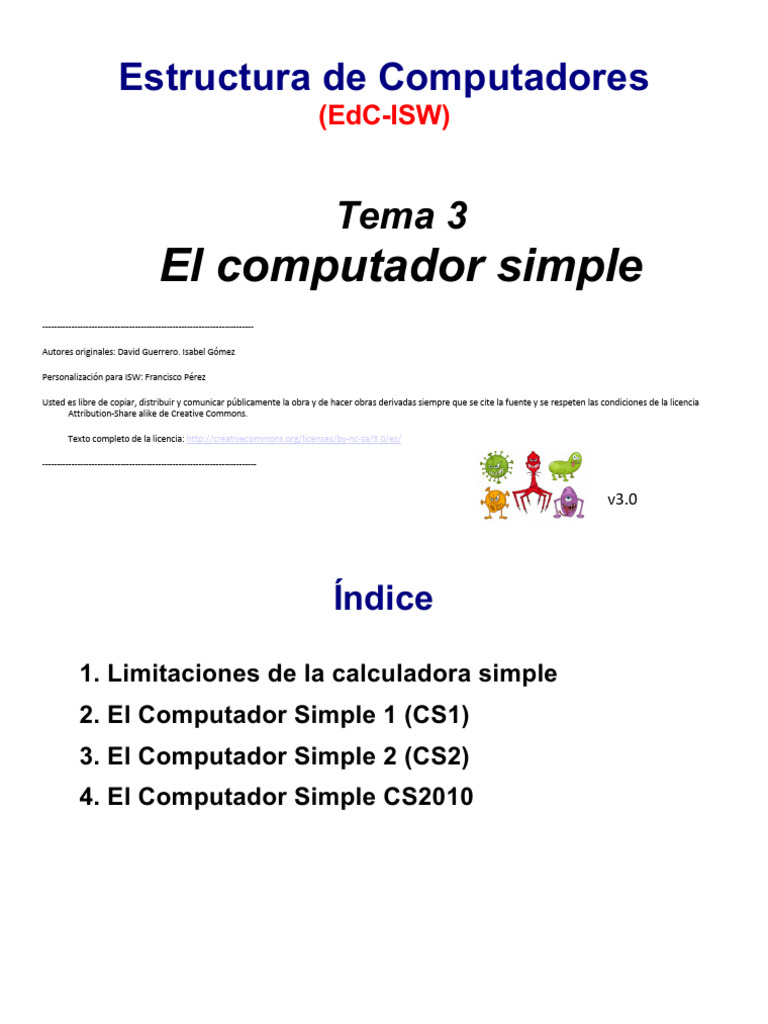 Introducción al Computador Simple | PDF | Unidad Central de procesamiento | Bienes manufacturados