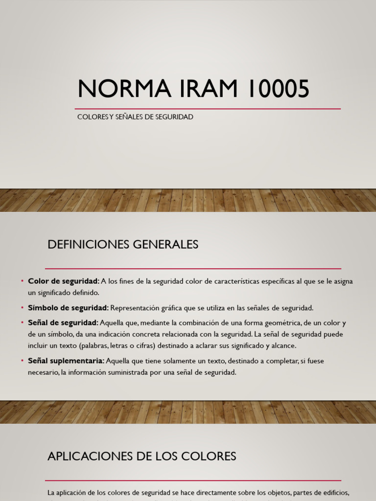 Colores y Señales de Seguridad IRAM | PDF | Color