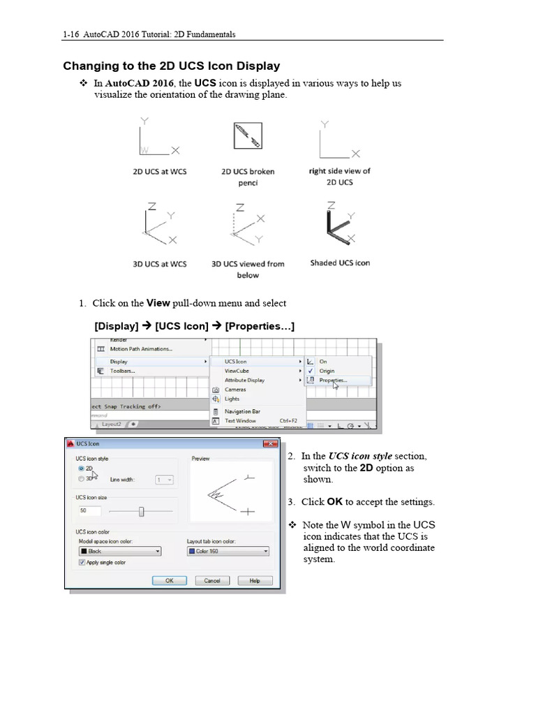 Manual de Utilizare Autodesk AutoCAD 2016 (42 Pagini) | PDF