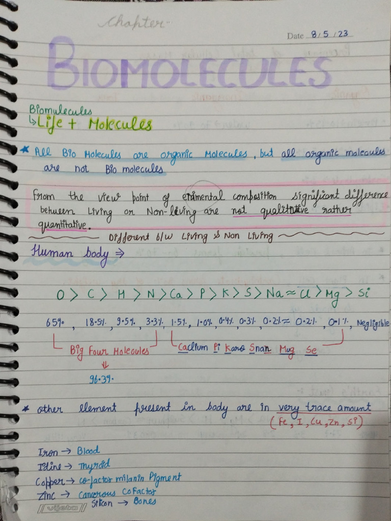 Bio Molecules | PDF