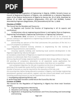 COREN Registration Guidelines for Engineers | PDF | Engineer