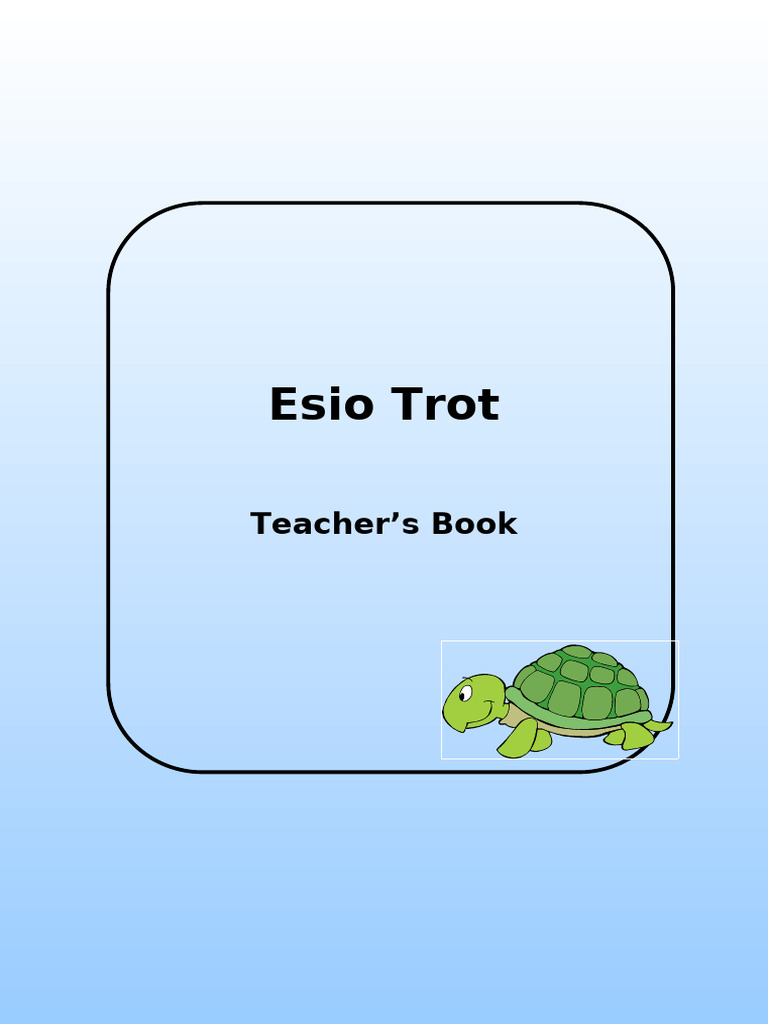 Esio Trot Teacher Book 060904 | PDF | Human Communication | Linguistics