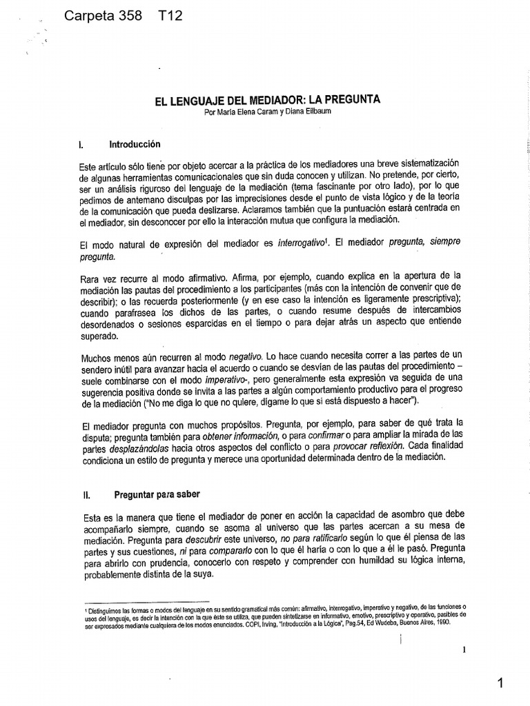 Lenguaje Med La Pregunta | PDF