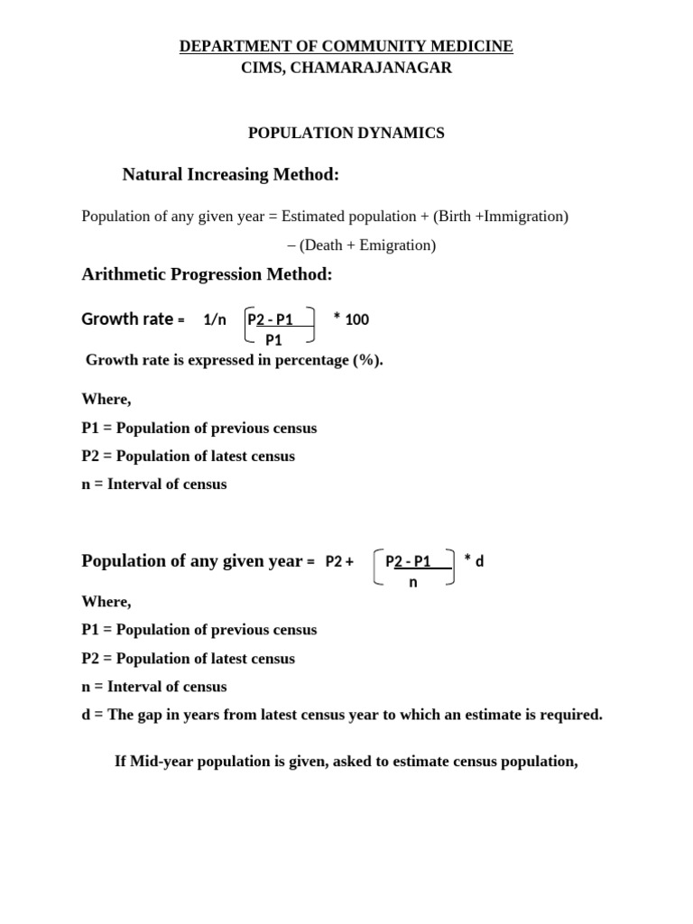 Population Dynamics Edited New 2 | PDF | Infant Mortality | Public Health