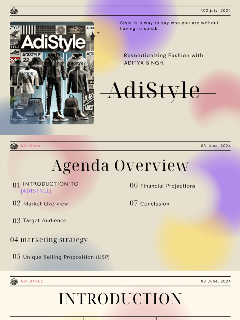 Adi - Style Presentation | PDF