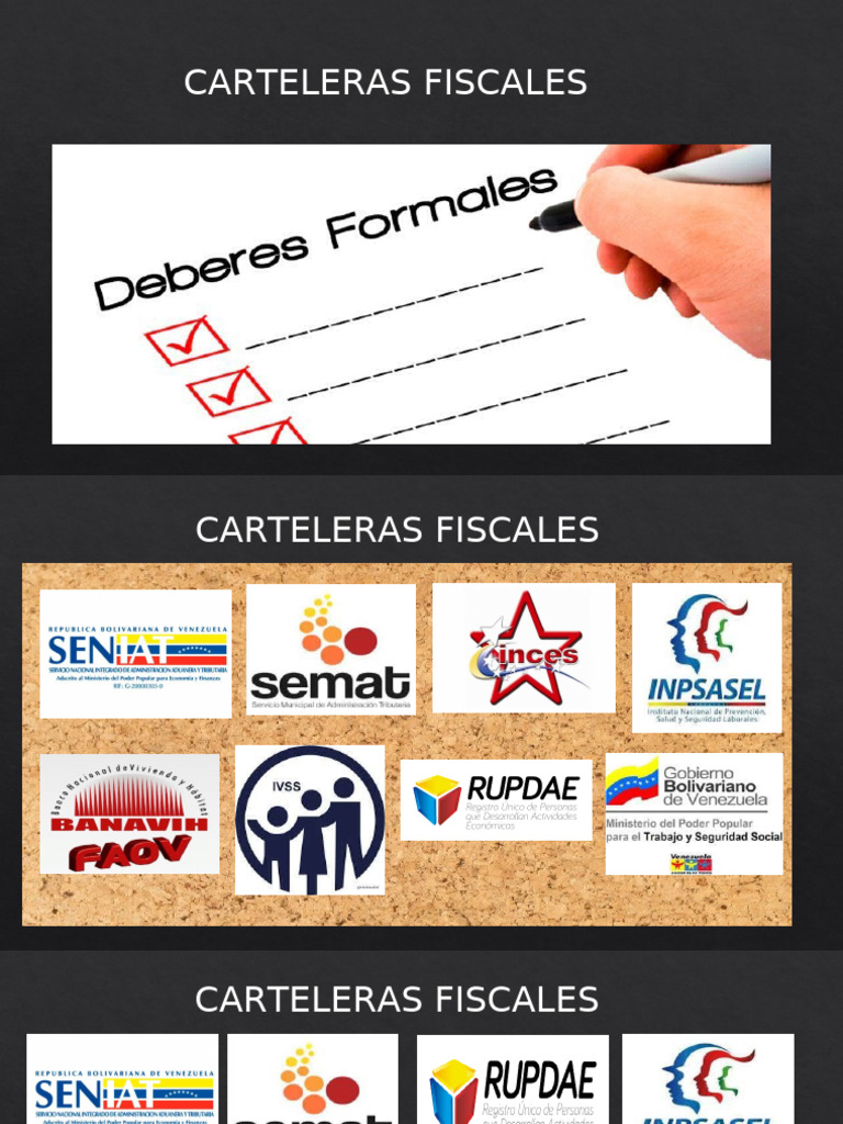 Guía de Carteleras Fiscales en Venezuela | PDF | Economias | Dinero
