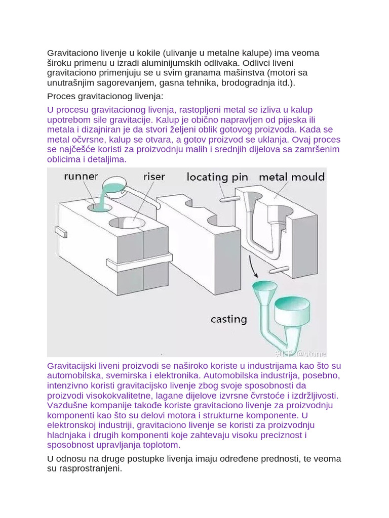 Gravitaciono Livenje U Kokile | PDF