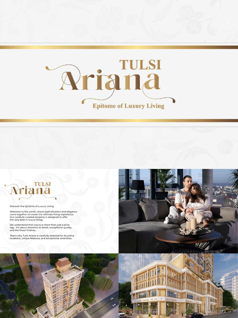 Brochure - Tulsi Ariana - Feb 2024 | PDF