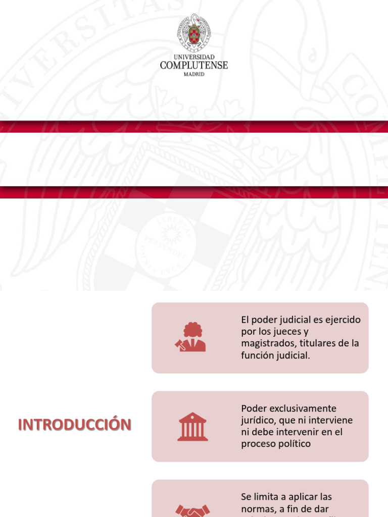Tema 6 Poder Judicial | PDF | Judicaturas | Jurisdicción