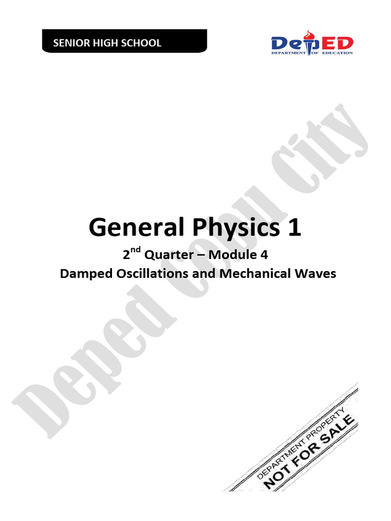 Physics 12 | PDF | Waves | Damping