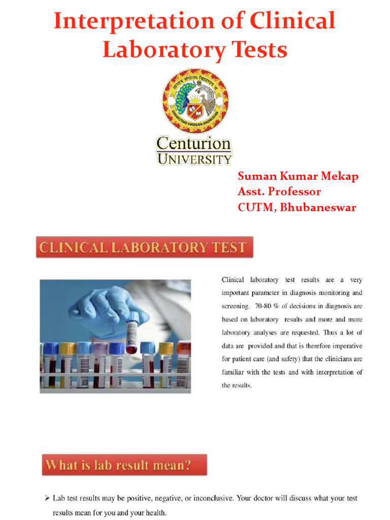 5.3-Interpretation-of-Clinical-Laboratory-Tests | PDF