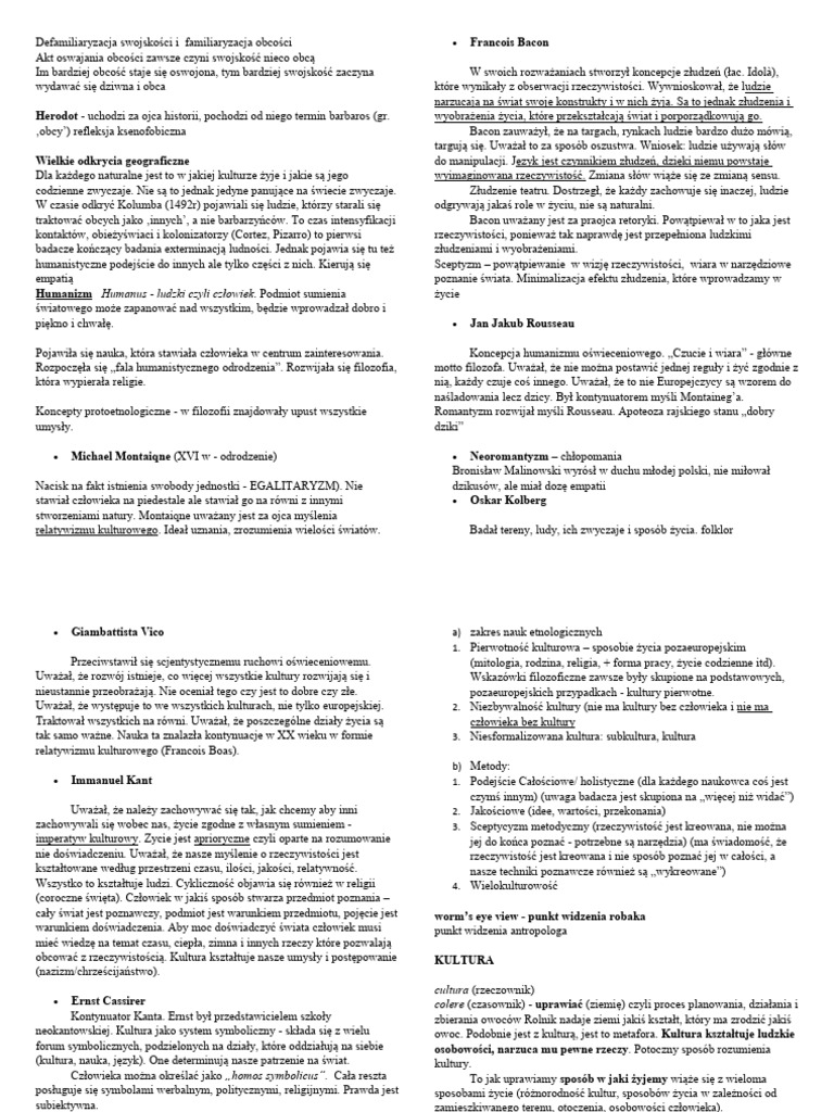 Wstęp Do Antrop 1 | PDF