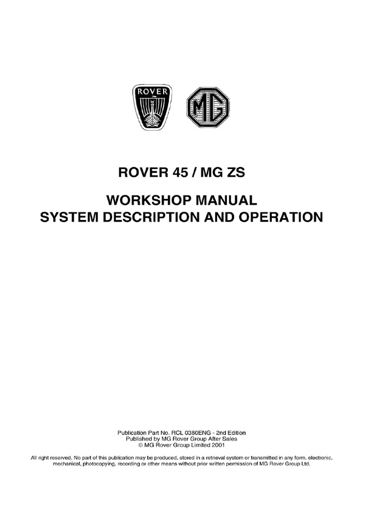 MG ZS - Workshop, Service, Repair Manual - Wiring - Owners | PDF