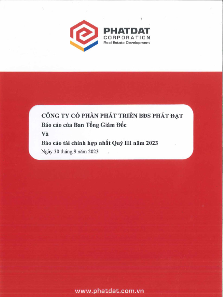 PDR BCTC Hop Nhat Q3.2023 1 | PDF